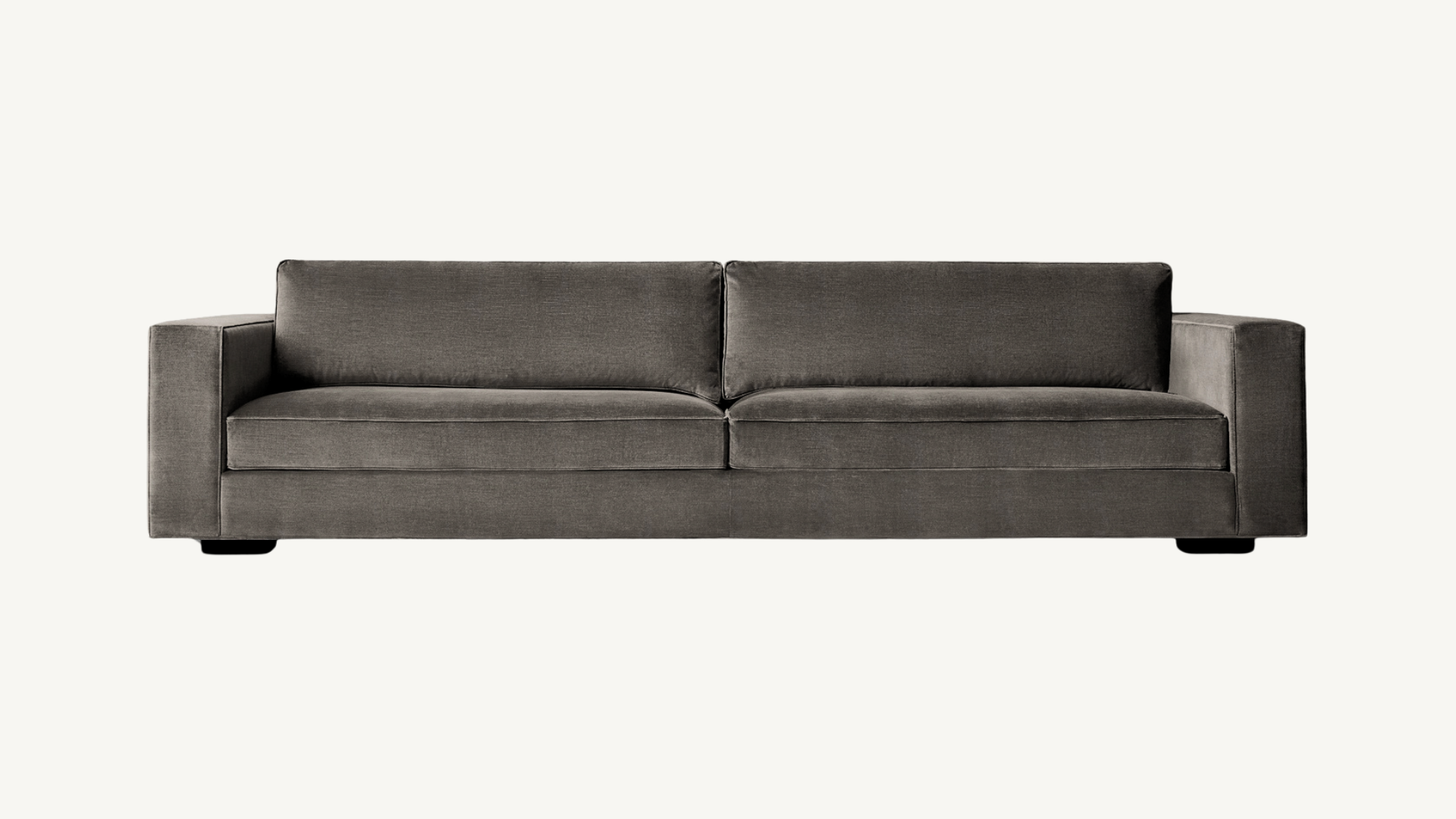 Rh velvet sofa store